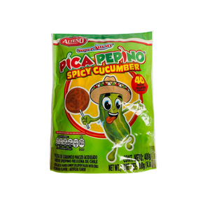 Alteño Paleta Super Pepino | Cucumber Mexican Lollipop | Escamex