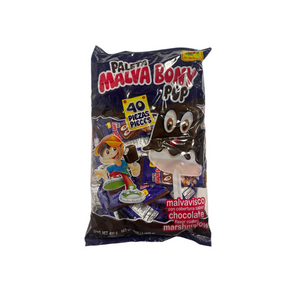 De la Rosa Paleta Malva Bony Bolsa | Mexican Lollipop | Escamex